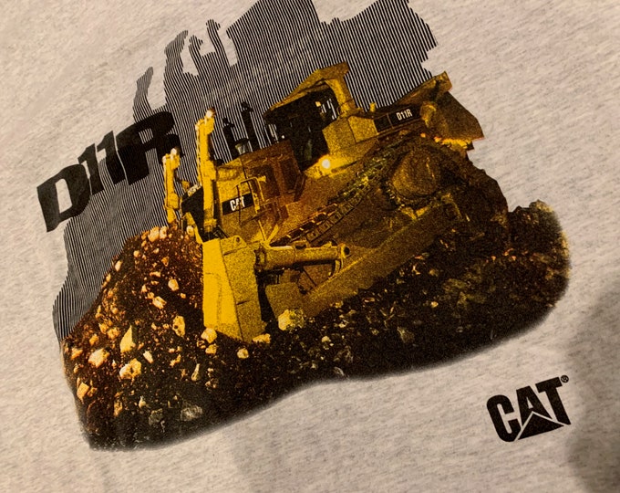 Vintage Caterpillar CAT D11R Dozer Tshirt XL Pre-shrunk Pro Weight ...