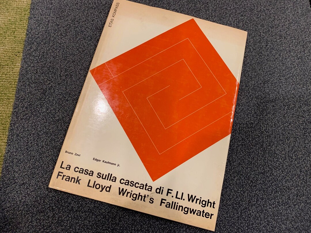 Vintage Frank Lloyd Wright's Fallingwater 1965 Hardcover Book Second ...