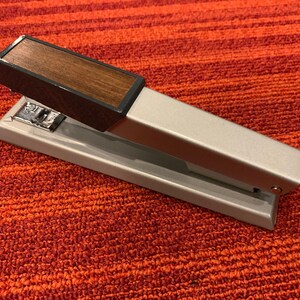 Vintage Bates 640 Stapler Late 1960s Office Stapler New Jersey USA Faux ...