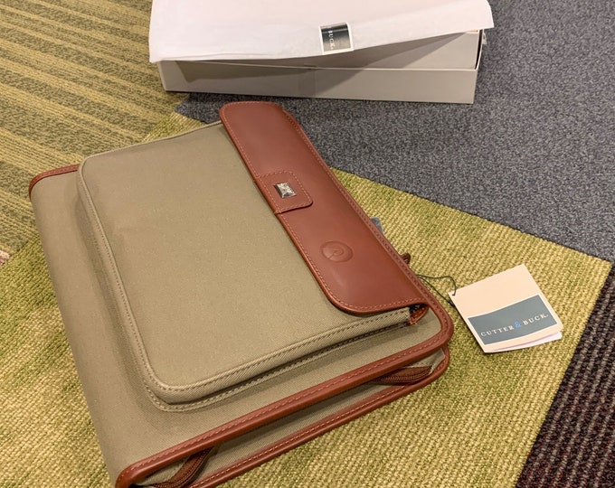 Cutter & Buck Deluxe Tablet Padfolio Business Work Organizer Portfolio ...