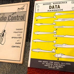 Vintage Model Airplane Book Collection Radio Control Models Jets ...