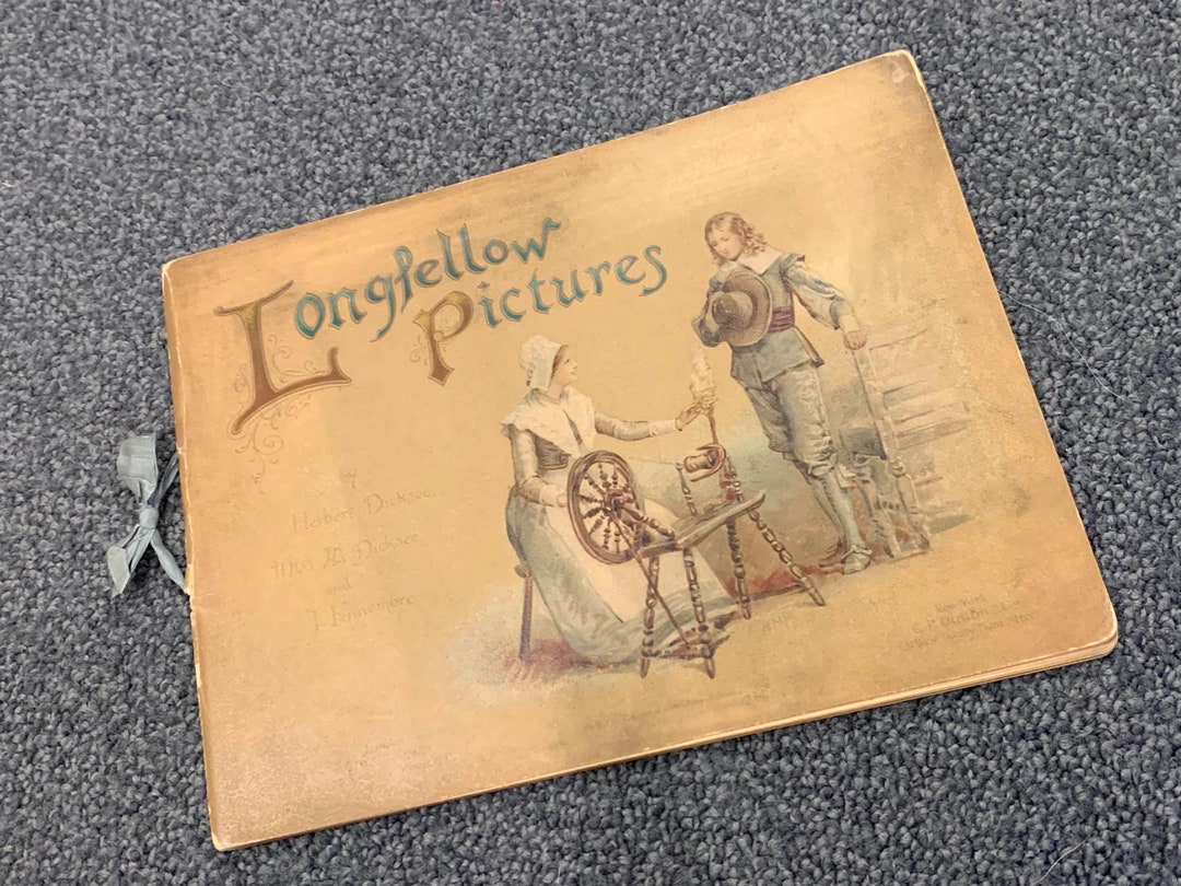 Antique Longfellow Pictures Henry Wadsworth Longfellow Book Illustrated ...