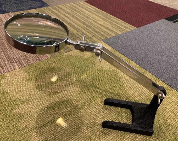 Vintage Magnifying Glass With Cast Iron Base Swift Anderson Boston Mass ...