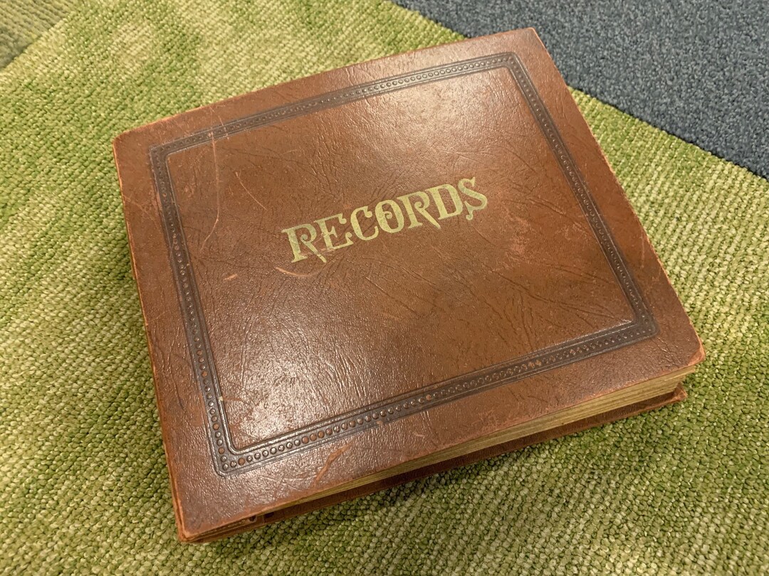 Vintage 45 RPM Records Lot With Leather Record Index Case 1960s - Etsy