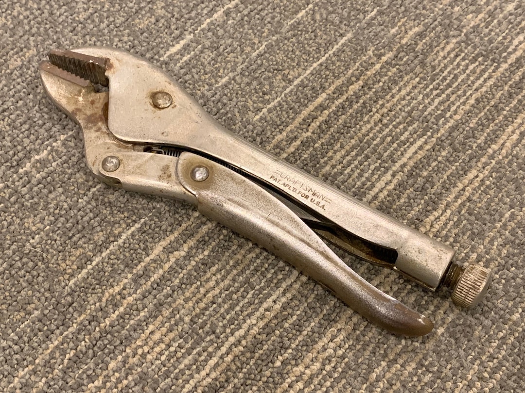 Vintage Craftsman Vise Grip Lever Jaw Wrench PAT. APL'D for USA - Etsy