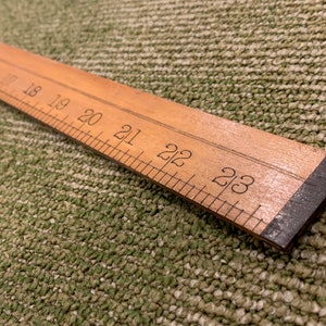 Vintage Lufkin No. 0132 Tailors Dressmakers Ruler Made in USA Wood ...