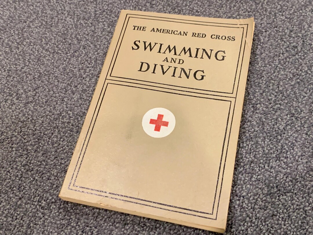 Mid Century American Red Cross Swimming and Diving Handbook 1938 ...