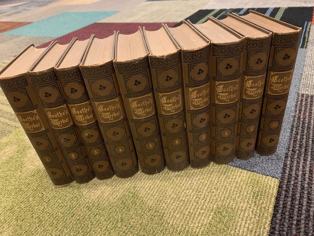 Vintage Goethes Werke Complete Book Set Volumes 1 10 German - Etsy