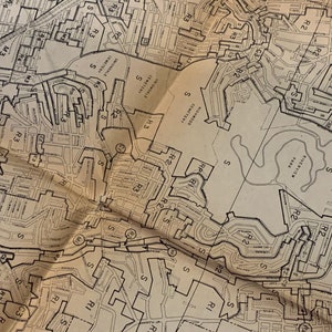 Vintage City of Pittsburgh 1969 Zoning Map Cartography City Planning 58 ...