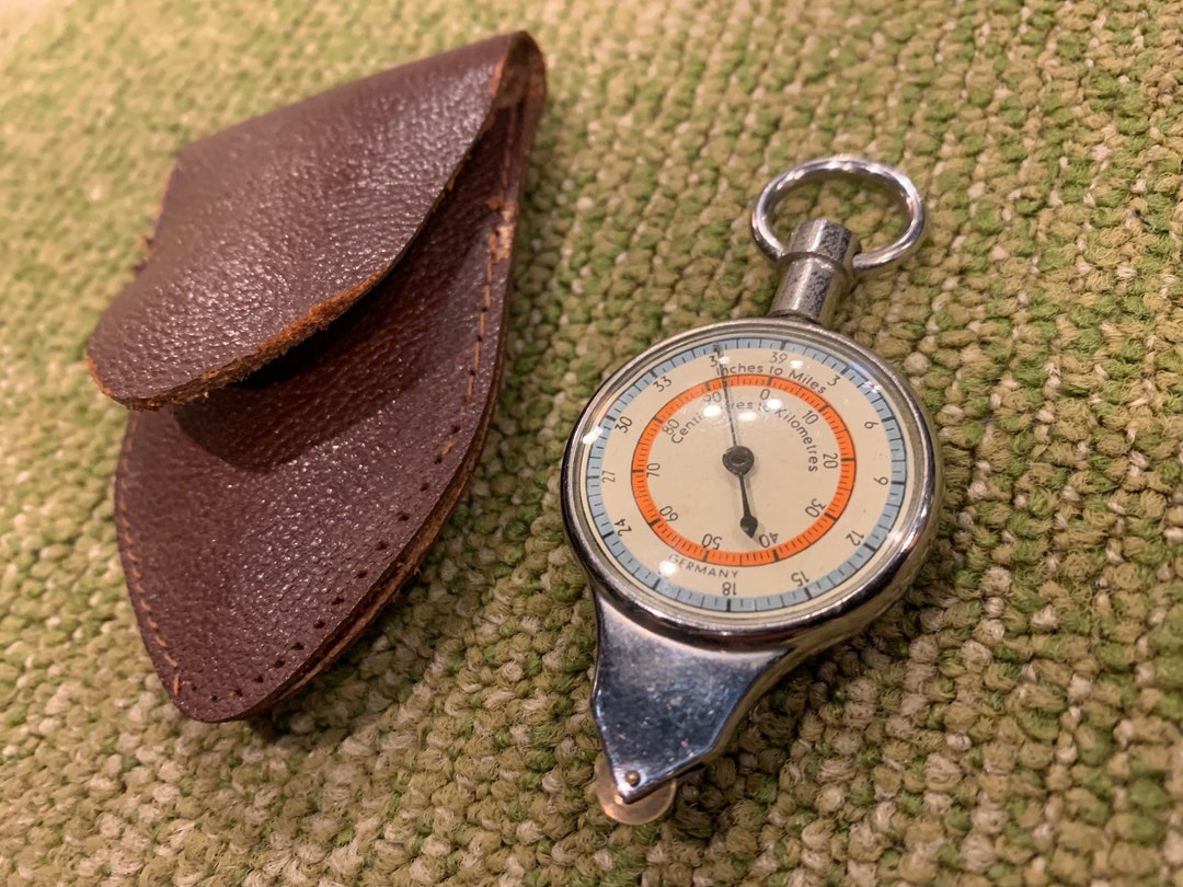 Vintage Opisometer Map Measurer Compass Made in Germany Inches to Miles ...