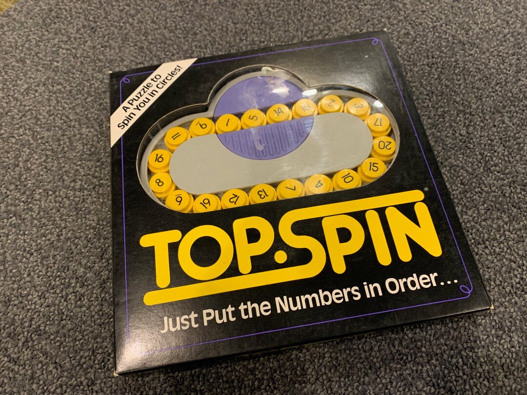 Vintage Top Sin Puzzle Brain Teaser Game 1989 by Binary Ars Corp USA ...