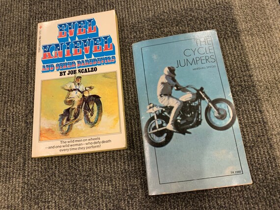 Vintage Evel Knievel and Other Daredevils and the Cycle - Etsy