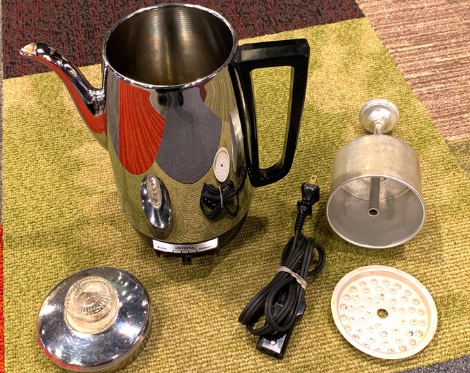 Mid Century Universal Art Deco Coffeematic 8 Cup Electric Coffee ...