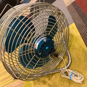 Vintage Patton 14" Industrial High Velocity Electric Fan Air Circulator ...