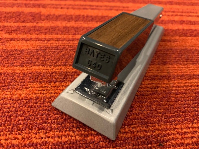 Vintage Bates 640 Stapler Late 1960s Office Stapler New Jersey - Etsy
