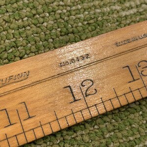 Vintage Lufkin No. 0132 Tailors Dressmakers Ruler Made in USA Wood ...