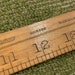Vintage Lufkin No. 0132 Tailors Dressmakers Ruler Made in USA Wood ...