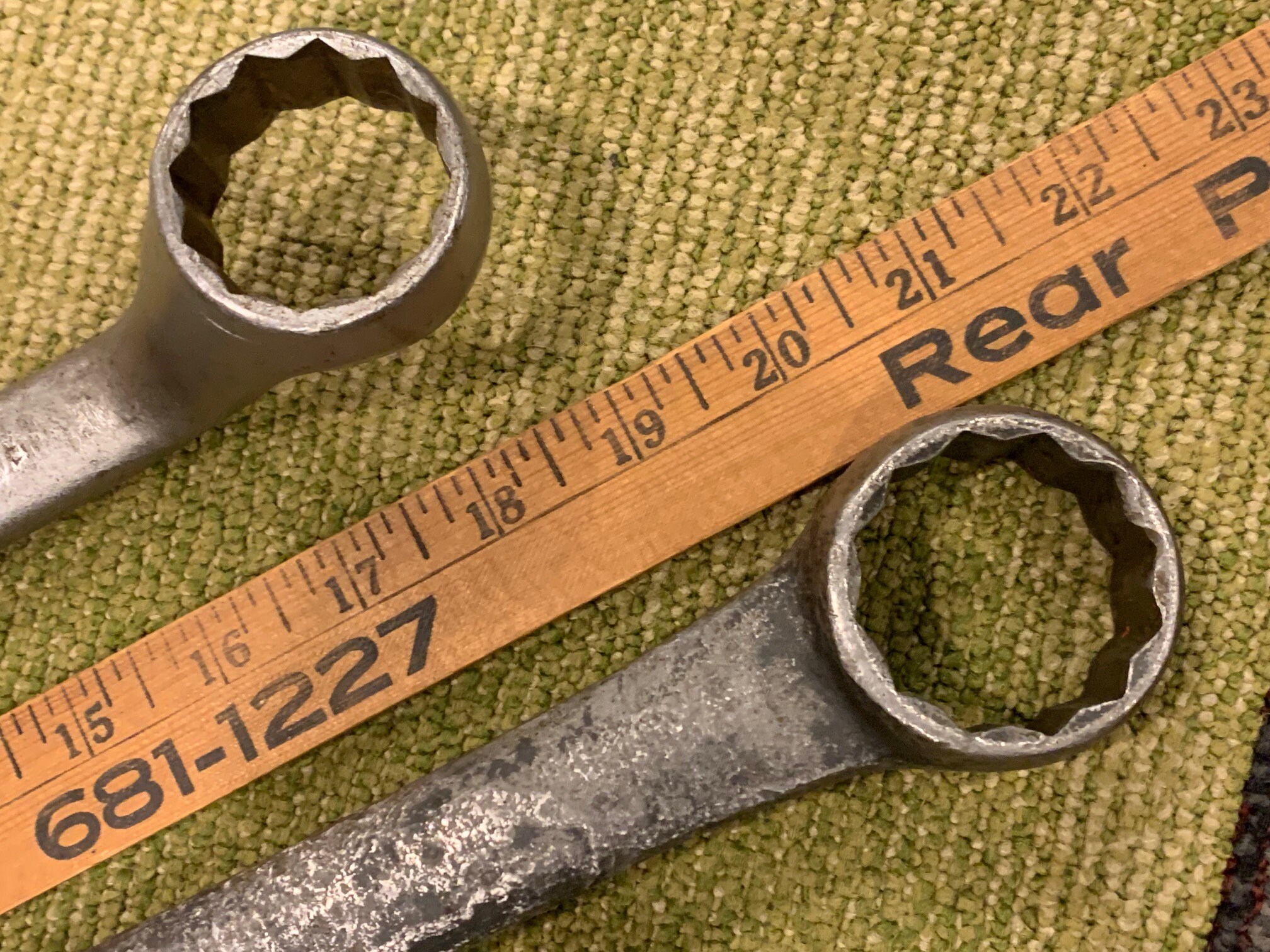 Vintage Williams Superrench Wrenches Large Box End Hand Tools Forged in ...