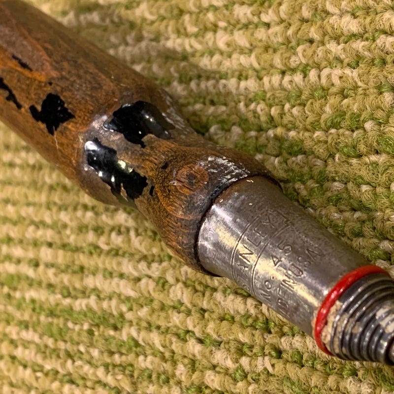 Vintage Wooden Handled Screwdriver - Etsy