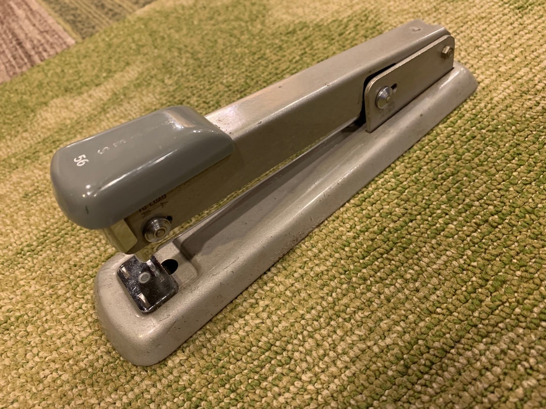 Mid Century Bates 56 Stapler Late 1950s Office Stapler Orange New ...