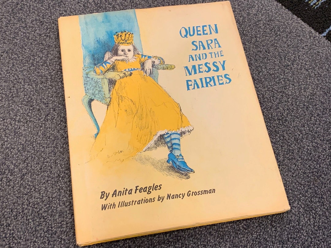 Vintage Queen Sara and the Messy Fairies Hardcover Book With Dust ...