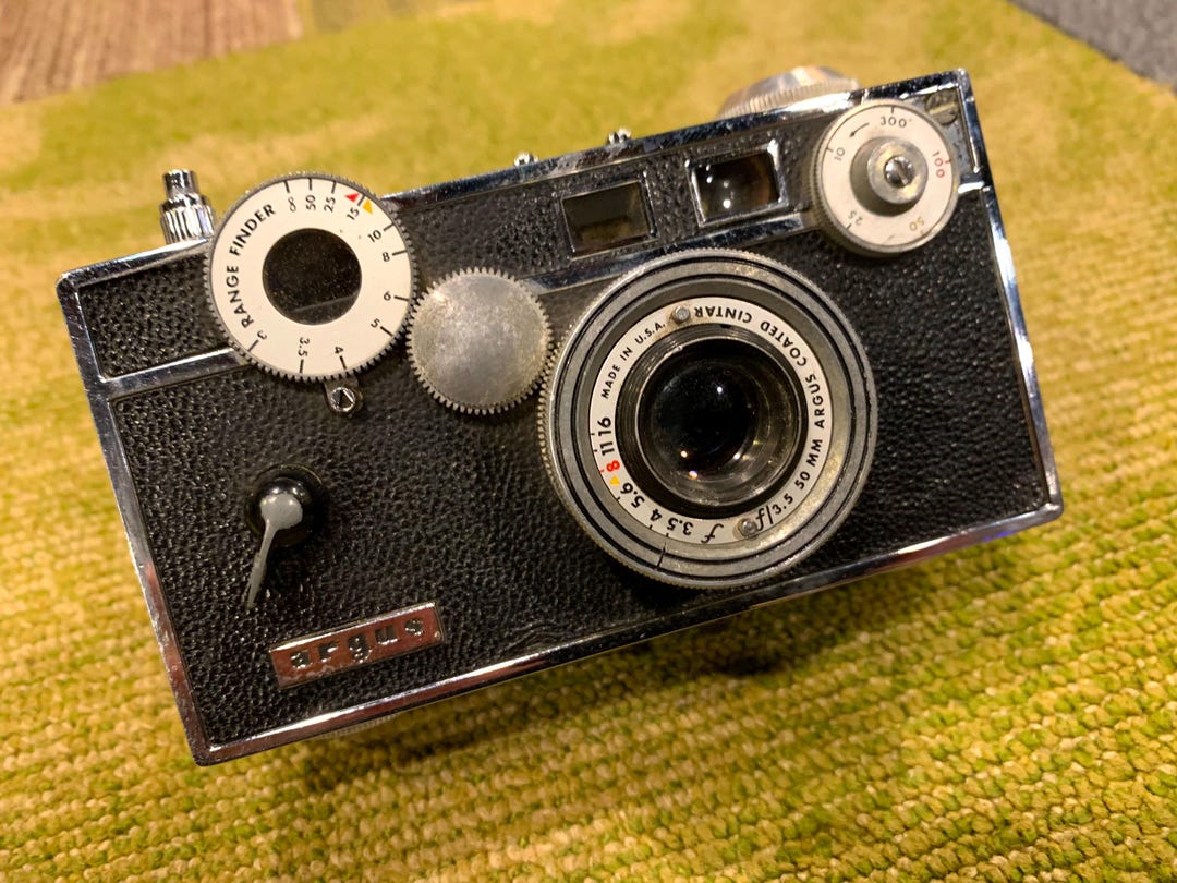 Vintage Argus C3 Brick 35mm Film Camera Rangefinder 50mm Lens - Etsy