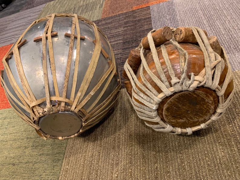 Vintage Banjira Standars Tabla Drum Set Stainless Bayan and - Etsy