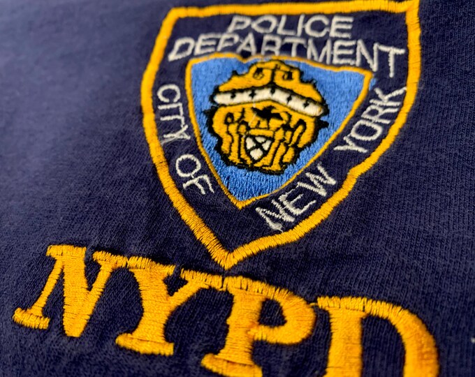 Vintage NYPD Tshirt New York Police Department XL Size Early 1990s ...