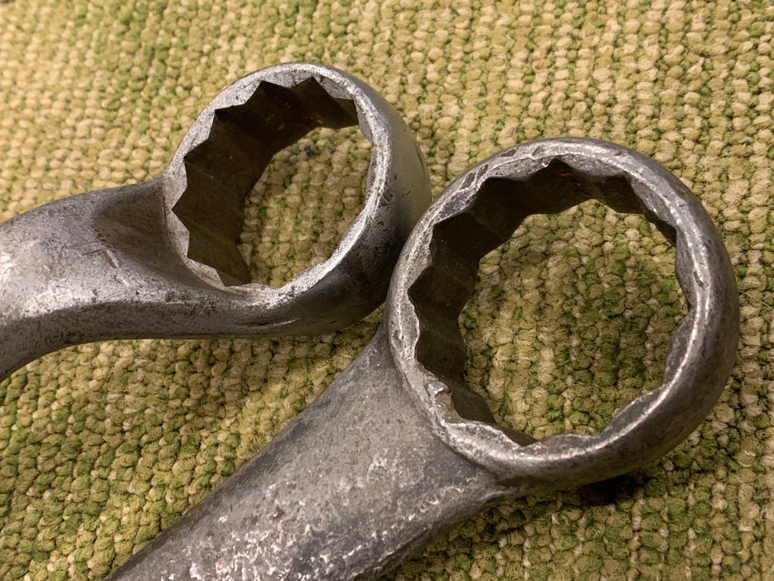 Vintage Williams Superrench Wrenches Large Box End Hand Tools Forged in ...