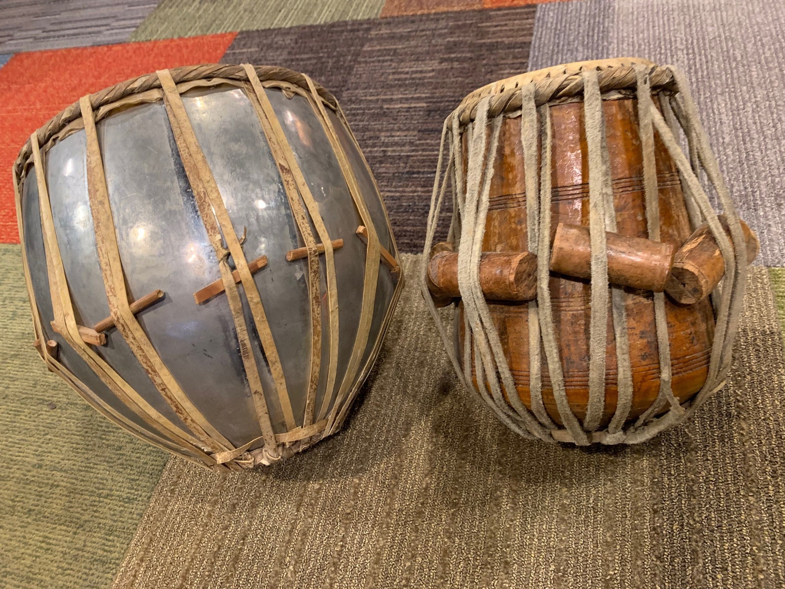 Vintage Banjira Standars Tabla Drum Set Stainless Bayan and - Etsy