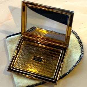 Vintage Elgin American Beauty Compact Makeup Case Mother of Pearl ...