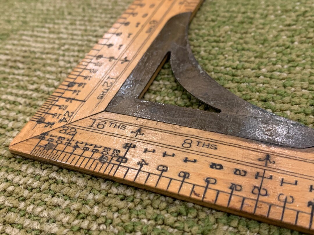 Vintage Lufkin No. 0132 Tailors Dressmakers Ruler Made in USA Wood ...