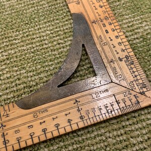Vintage Lufkin No. 0132 Tailors Dressmakers Ruler Made in USA Wood ...