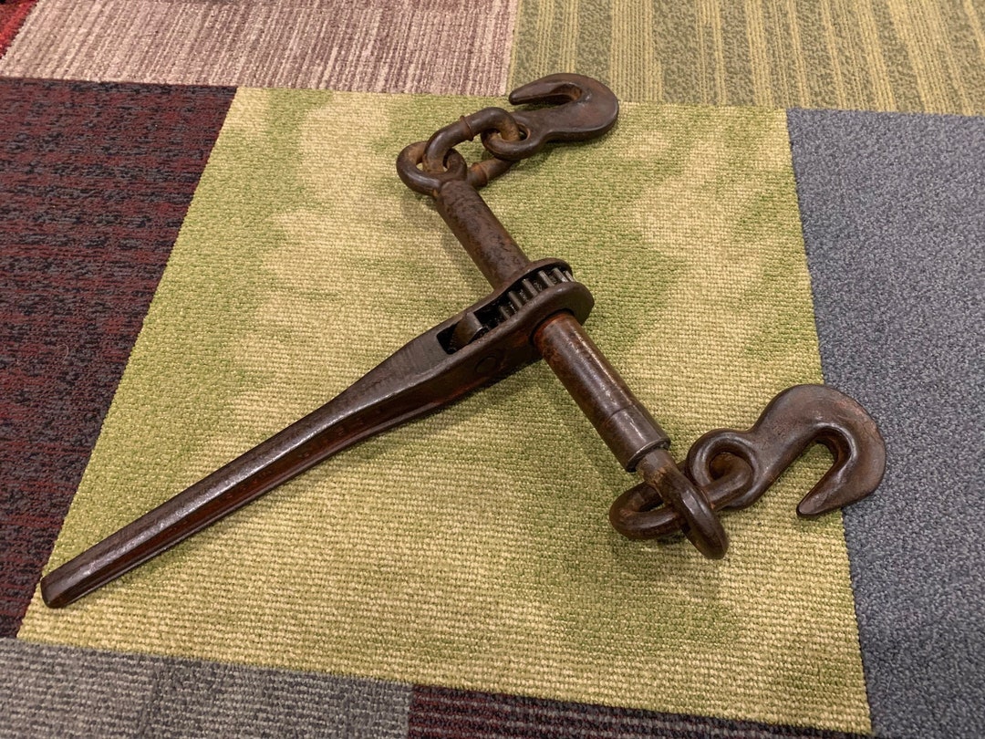 Vintage Lebus Ratcheting Load Binder 1/2 Inch to 5/8 Inch Chain Heavy ...