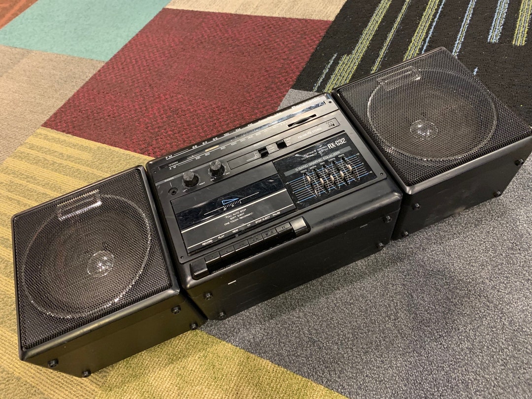 Vintage Panasonic RX-C32 Portable Stereo AM FM Cassette Component ...