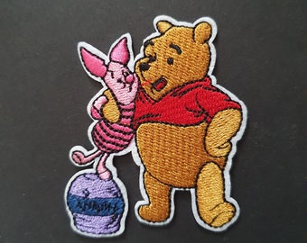 Winnie the Pooh and Piglet Iron on or Sew on Patch - Etsy