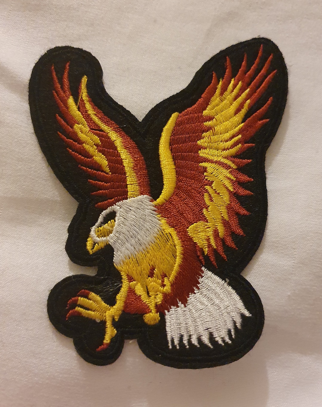 Bald Eagle Embroidered Iron on Patch Applique Motif - Etsy