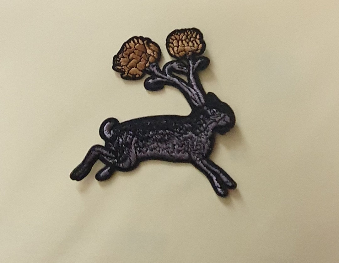 Tapestry Hare Goddess Embroidered Iron on Applique Motif Patch - Etsy