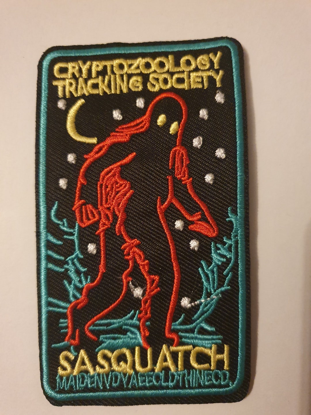 Sasquatch Big Foot Embroidered Iron on Applique Motif Patch - Etsy