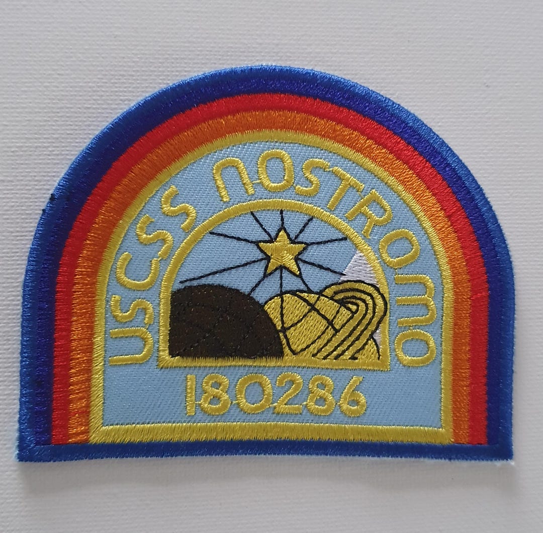 Alien Xenomorph USCSS Spaceship Nostromomo Embroidered Applique Motif ...