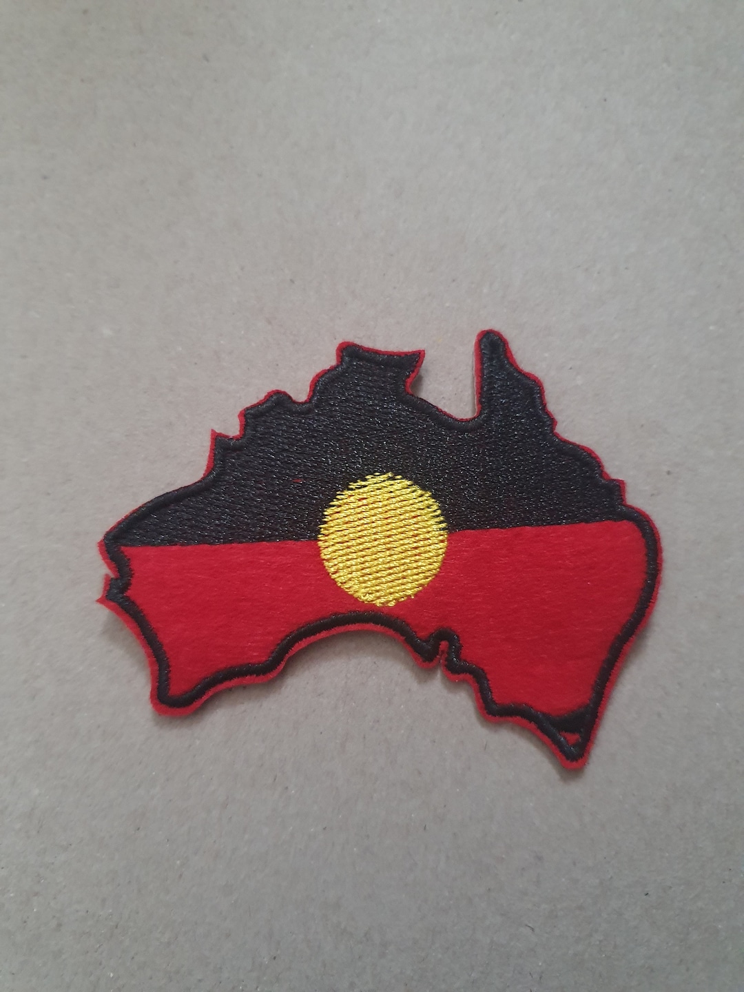 Aboriginal Indigenous Australia Map Embroidered Iron on Applique Motif Patch - Etsy