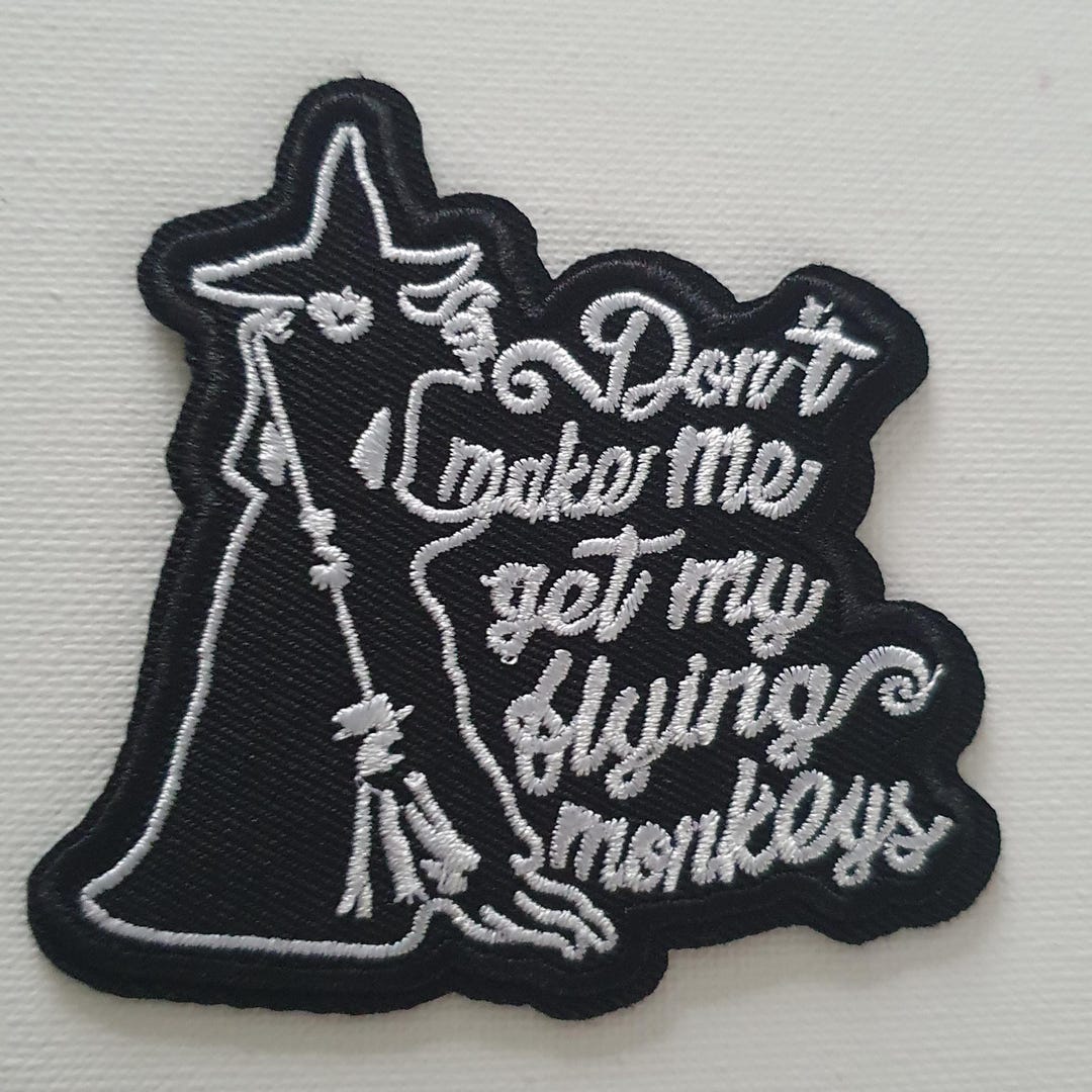 Wizard of Oz Wicked Witch Embroidered Applique Motif Patch - Etsy