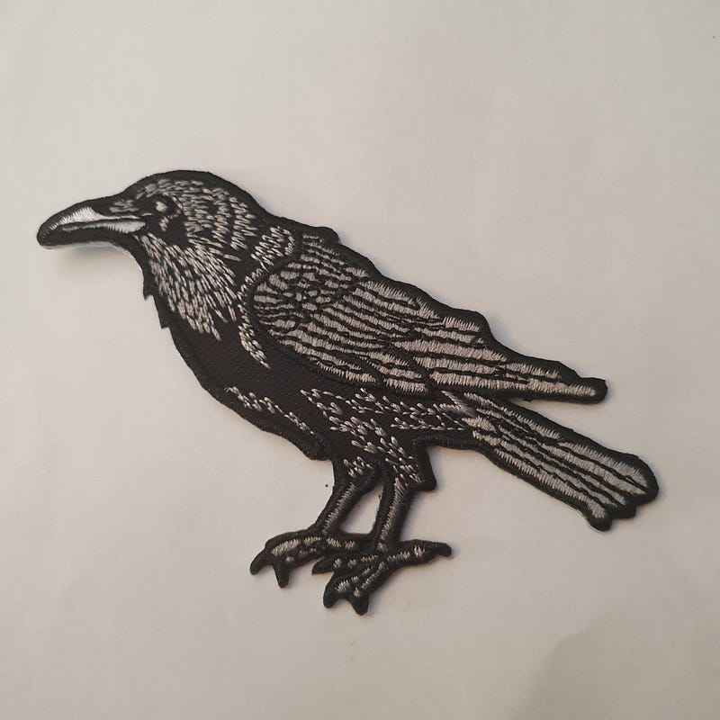 Crow Applique - Etsy