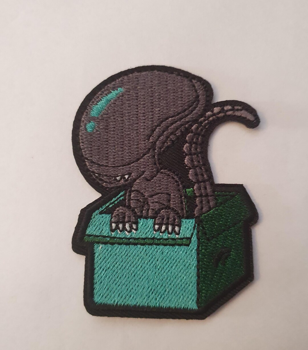 Cute Alien Xenomorph Pup Monster Embroidered Applique Motif Patch - Etsy