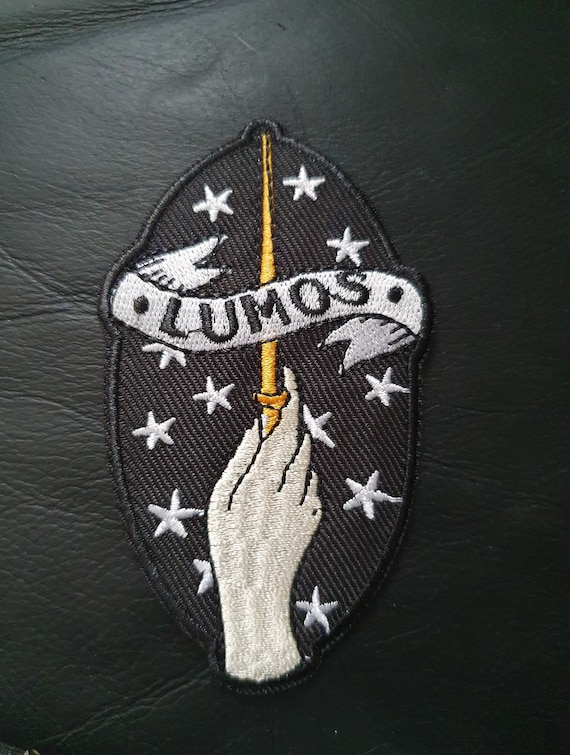 Lumos Magic Wand Embroidered Iron on Applique Motif Patch | Etsy