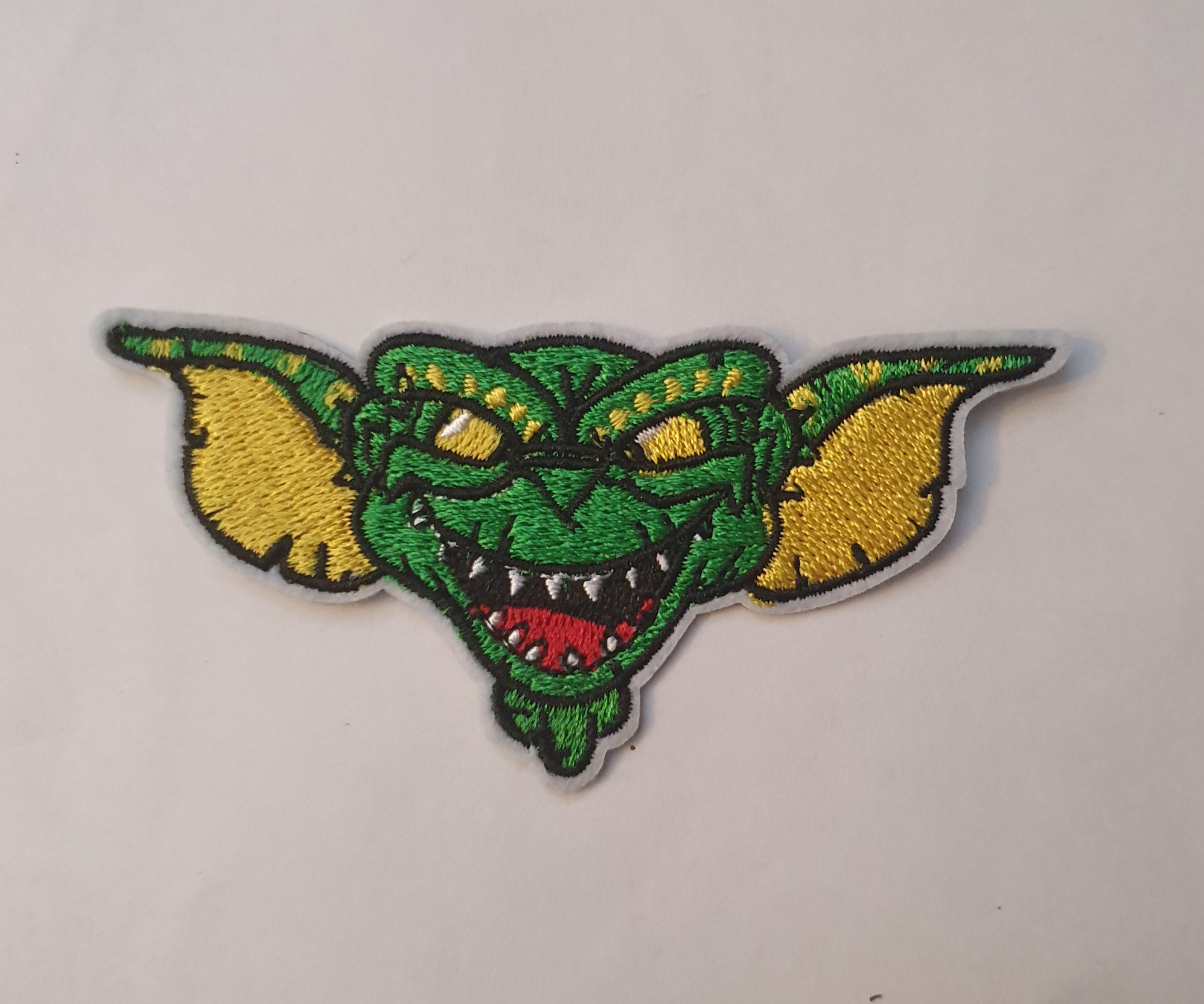 Set of 2 Patches Gremlins 80's Film Embroidered Iron on Applique Motif ...
