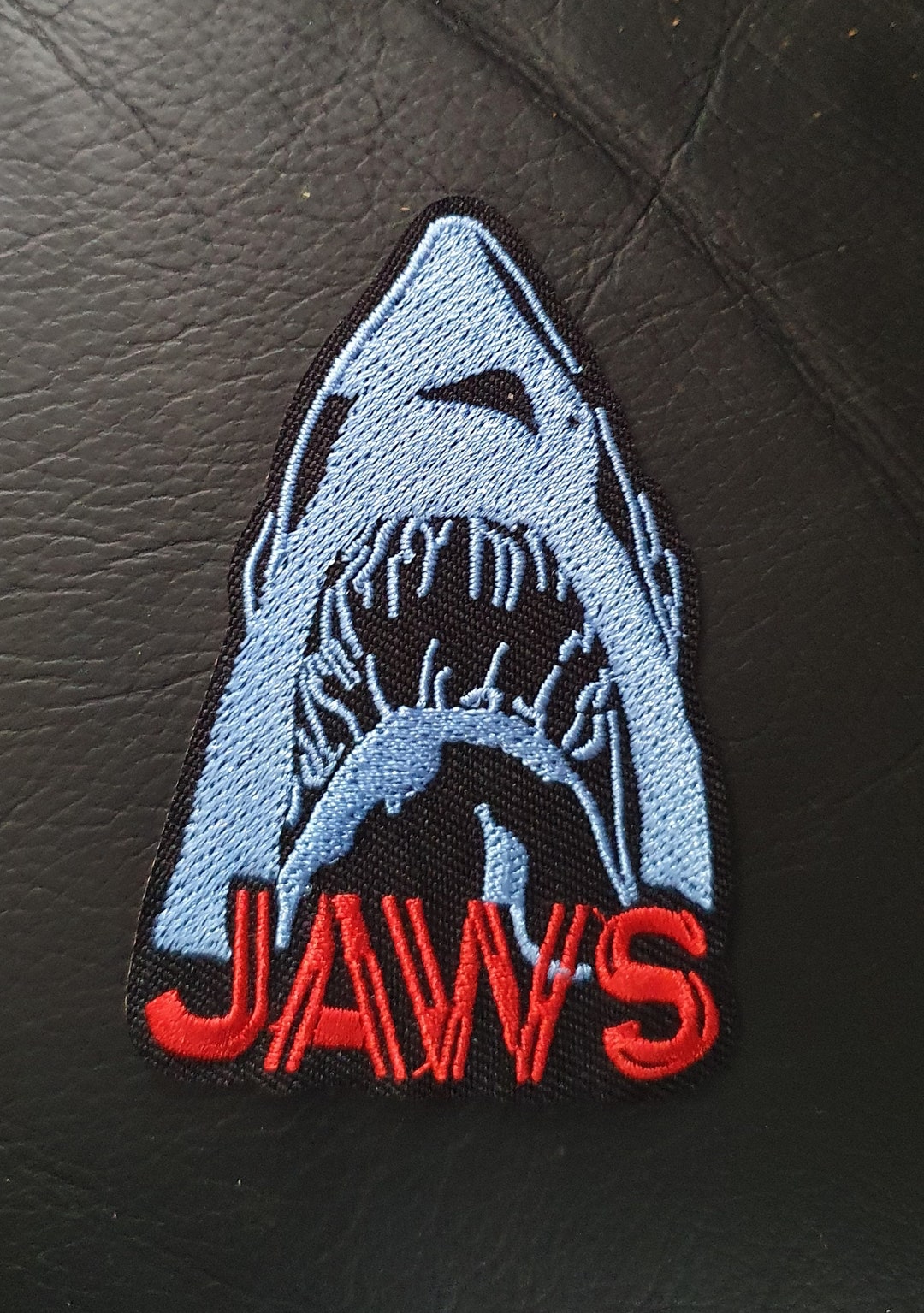 Jaws Shark Film Embroidered Iron on Applique Motif Patch - Etsy