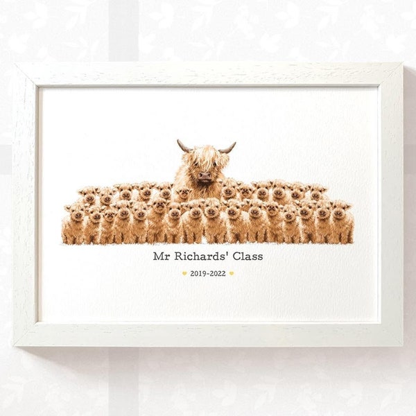 Highland Cow Classroom Decor - Etsy