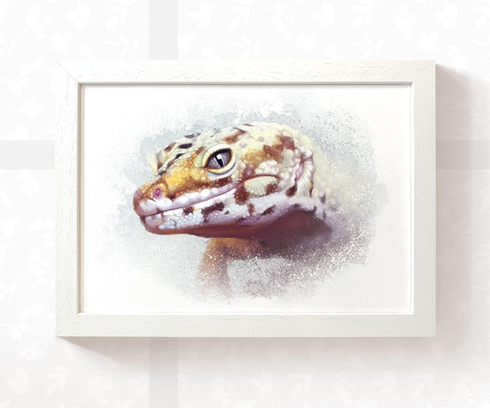 Leopard Gecko Print Leopard Gecko Birthday Gift Leopard - Etsy