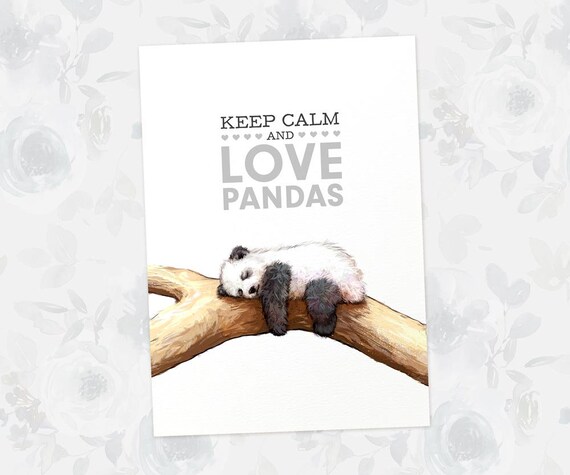Keep Calm And Love Pandas